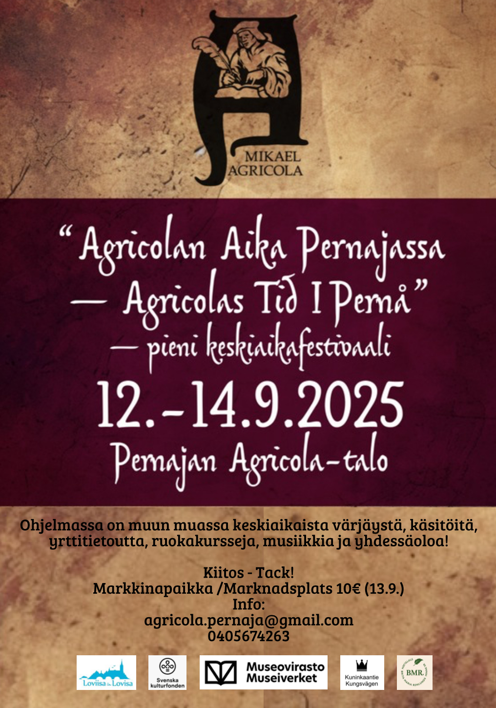 Keskiaikatapahtuma 12-14.9.2025 – Medeltidsevenemang – Pernajan ...